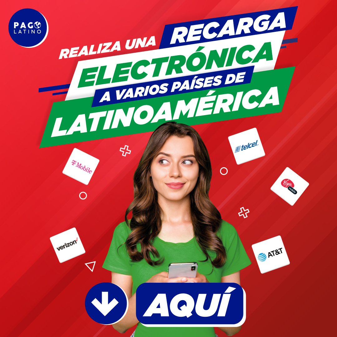Publicidad para vender recargas electrónicas - Pagolatino